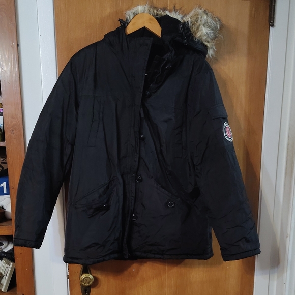 Madden Girl | Jackets & Coats | Madden Girl Black Puffer Jacket With ...